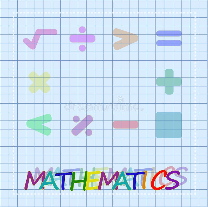 Design element grid paper. stock illustration. Illustration of pastel ...