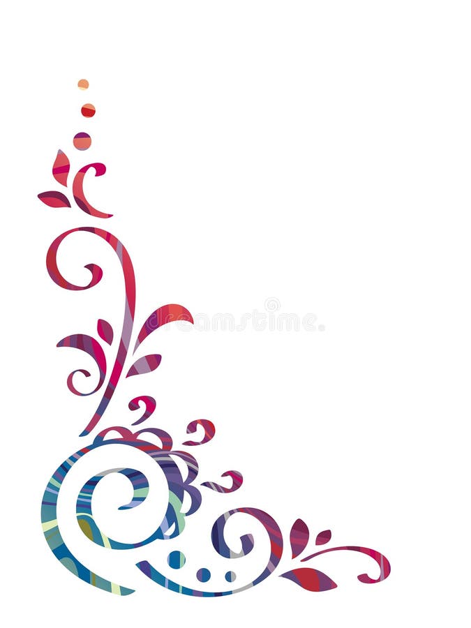 Design element (swirls)-2 stock vector. Illustration of floral - 14366225