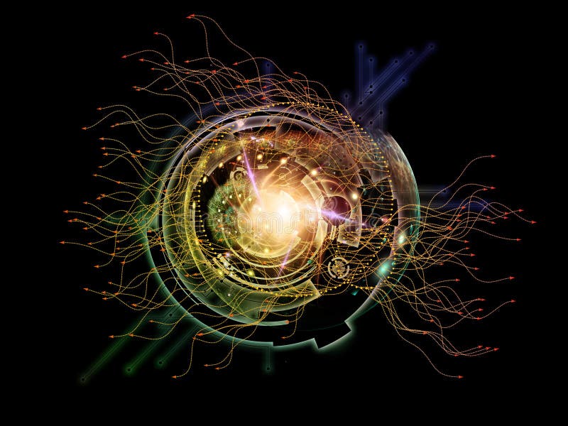 Design Element in Isolation Stock Illustration - Illustration of light ...