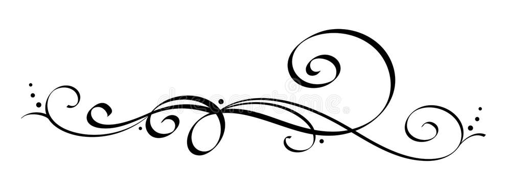 Design element swirls-27 stock vector. Illustration of blank - 246394539