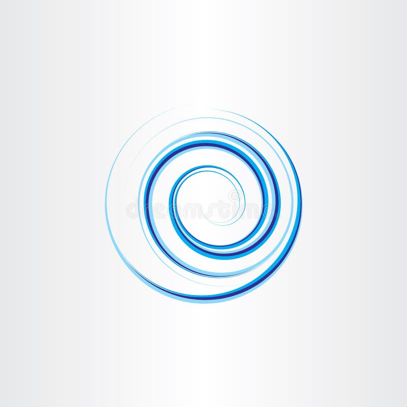 Design Element Water Wave Blue Illustration Circle Vector Stock Vector ...