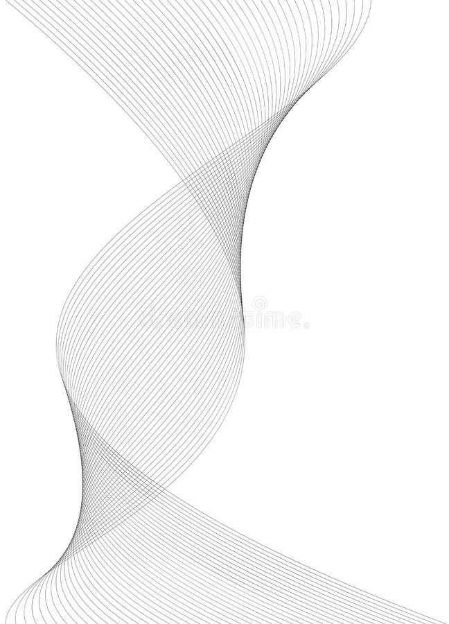 Design Element Wavy from Many Parallel Lines27 Stock Vector ...