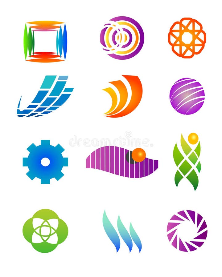 Logo elements stock vector. Illustration of high, identity - 24839129