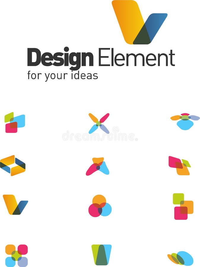 Design elements stock vector. Illustration of geometric - 13257993