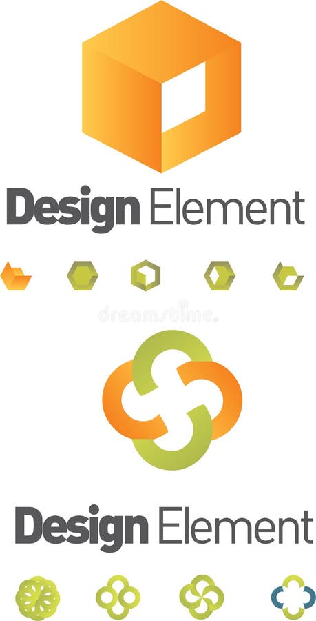 Vector logo elements stock vector. Illustration of symbols - 6359978