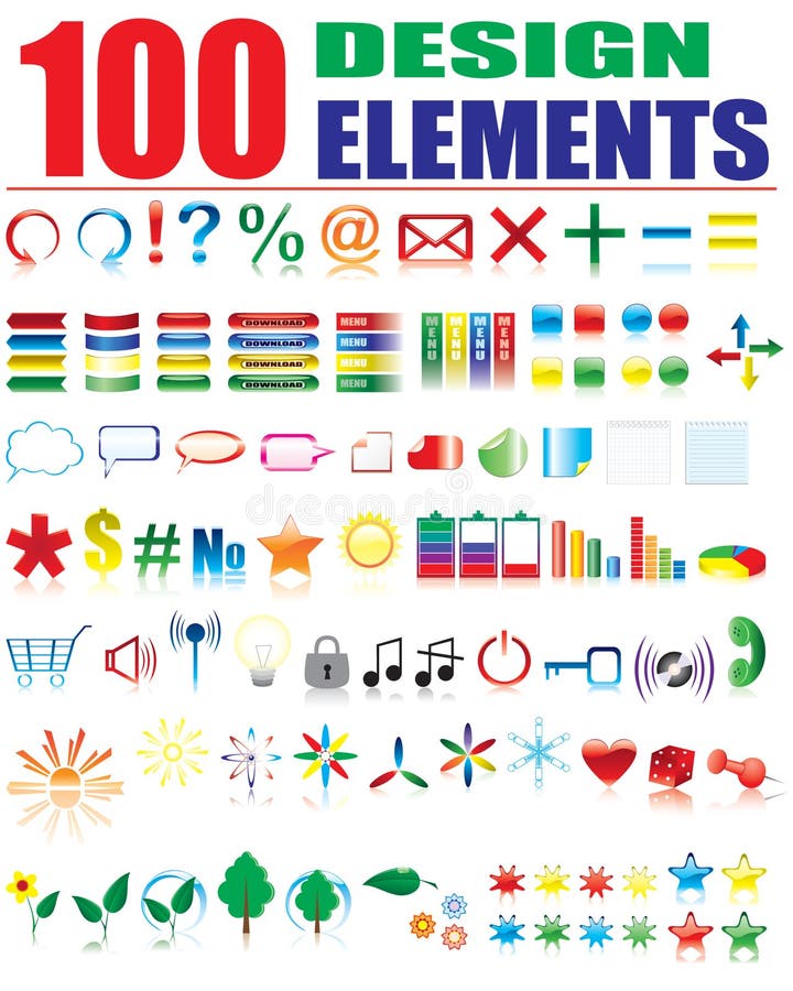 Vector Logo & Design Elements Stock Vector - Illustration of brand ...