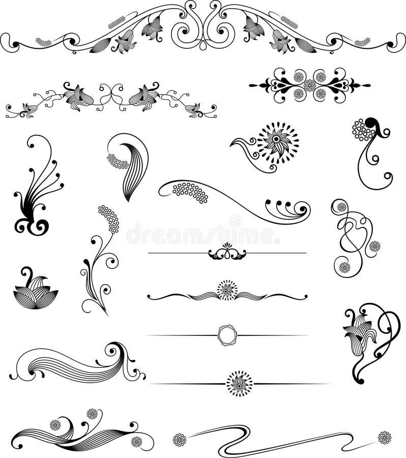 Decorative Underline Stock Illustrations – 4,881 Decorative Underline ...