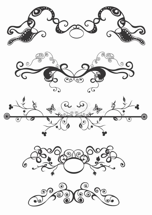 Design elements stock vector. Illustration of retro, creative - 3979579