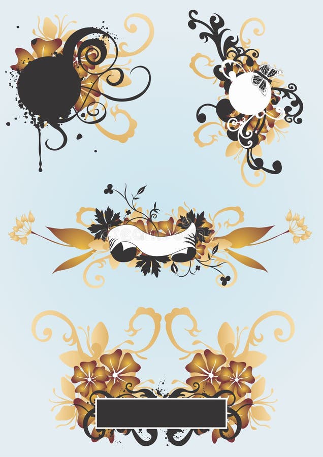 Design elements stock vector. Illustration of creative - 4024347