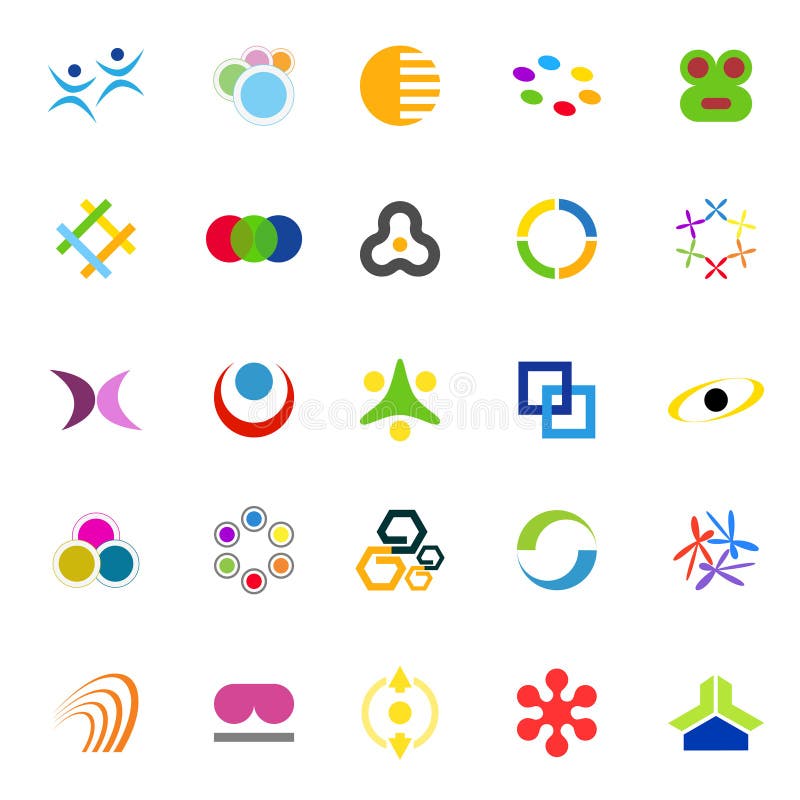 Vector Logo Design Elements Stock Vector - Illustration of color ...