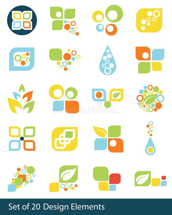 Logo elements stock vector. Illustration of high, identity - 24839129