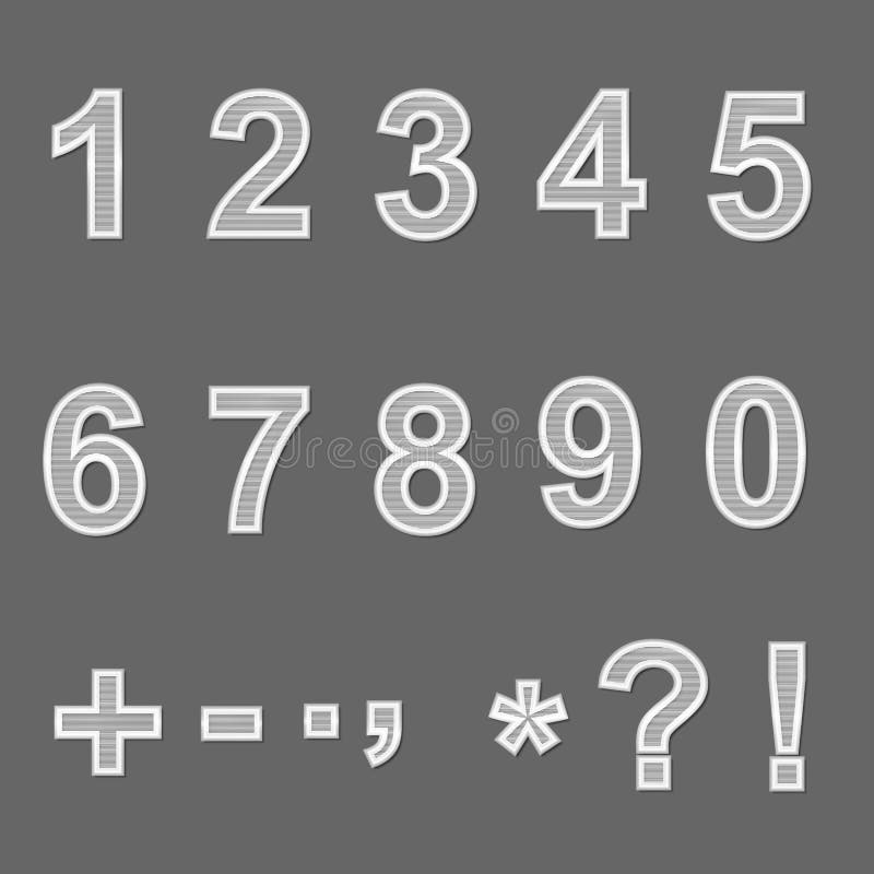 Design Elements - Ceramics 3D Font, Numbers and Symbols. Stock Vector ...