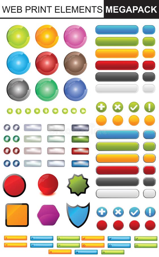 Collections of Info Graphics Flat Design Elements. Stock Vector ...