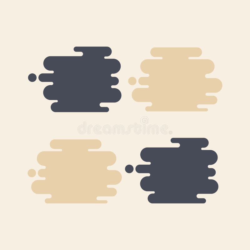 Design Elements - Colored Acrylic Paint Brush Marks. Vector ...