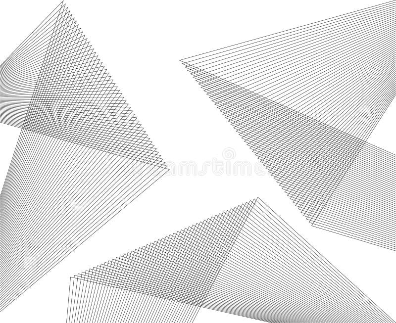 Design Element Poligonal from Many Parallel Lines11 Stock Vector ...