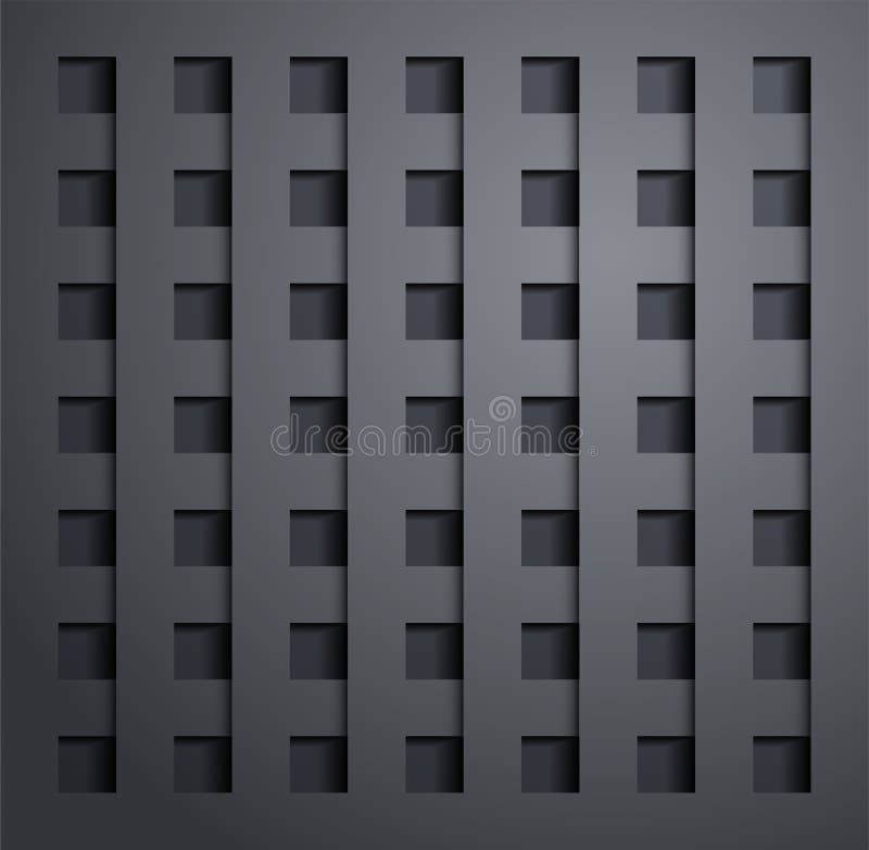 Design Elements of Dark Metal Stock Vector - Illustration of gradation ...