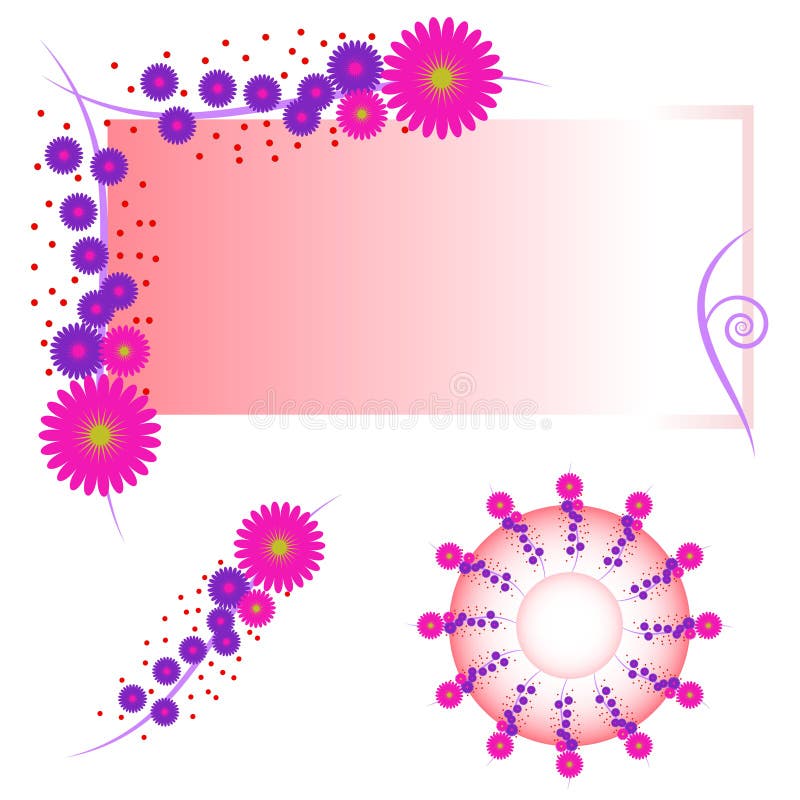 Design Elements Frame Postcard Stock Vector - Illustration of frame ...