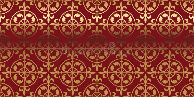 Vector Card with a Gold Pattern. Vector Luxury Background Stock Vector ...