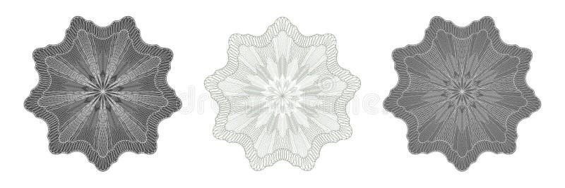 Design Elements. Guilloche Elements for Make Diploma or Certificate ...