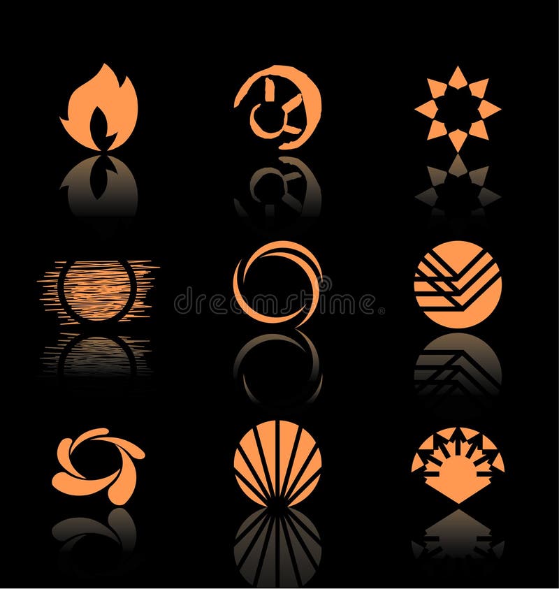 Design Elements - Icon Set (4) Stock Vector - Illustration of clip ...