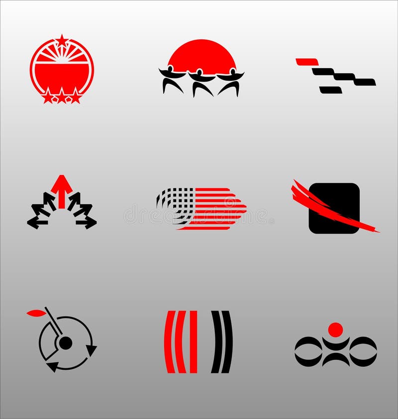 Design Elements - Icon Set (5) Stock Vector - Illustration of acute ...