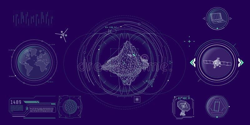 Design Elements for Infographic of Big Data. Stock Vector ...