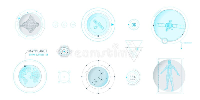 Design Elements for Infographic of Data Communication. Stock Vector ...