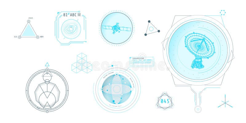 Design Elements for Infographic of Data Communication. Stock Vector ...