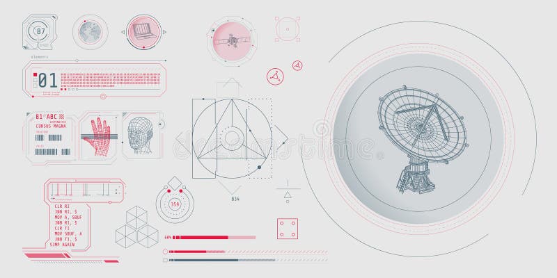 Design Elements for Infographic of Data Communication. Stock Vector ...