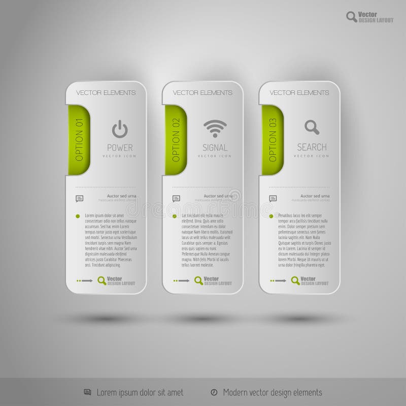 Design Elements, Infographics, Layout and Web Pages. Modern Symbols ...