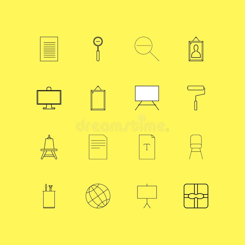 Devices linear icon set. stock vector. Illustration of icons - 109919946