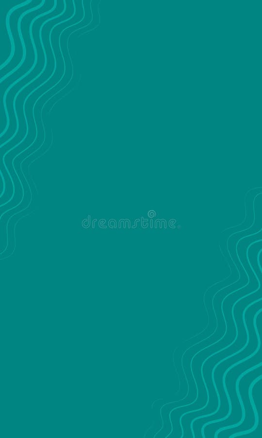 Design Elements. Many Turquoise Lines. Abstract Wavy Stripes on ...