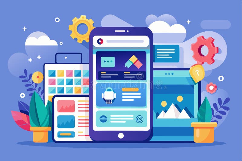 Customizable Mobile Ui Stock Illustrations – 6,112 Customizable Mobile ...