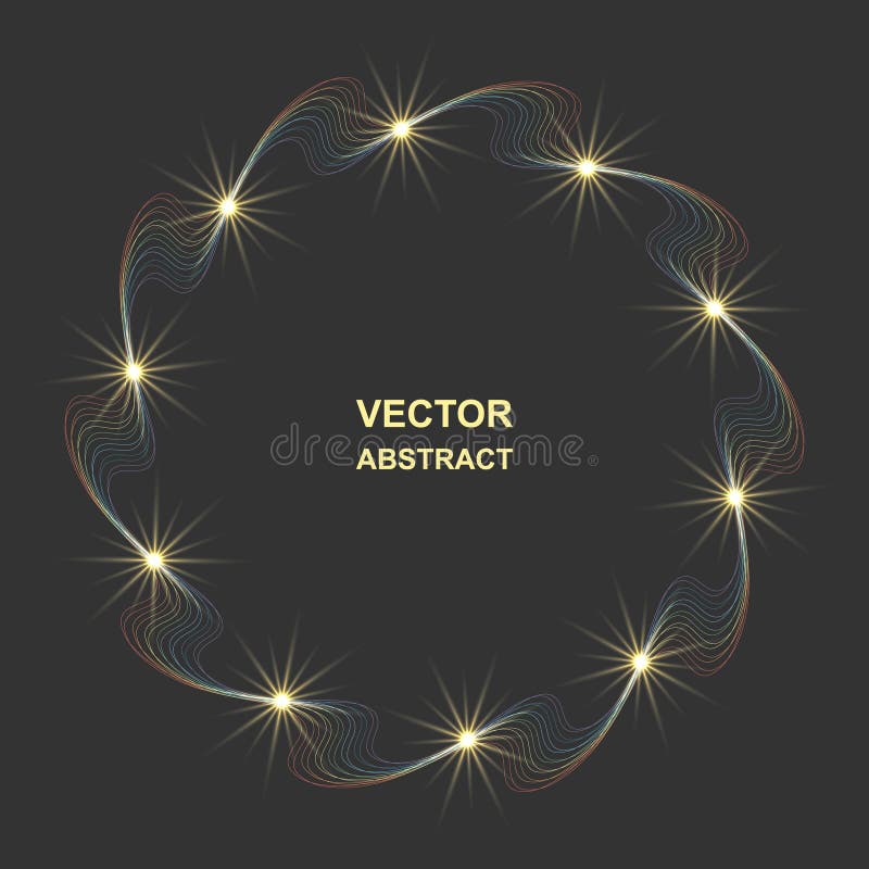 Design Elements. Ring Circle Elegant Frame Border Stock Vector ...