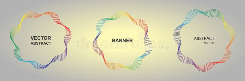 Design Elements. Ring Circle Elegant Frame Border Stock Illustration ...