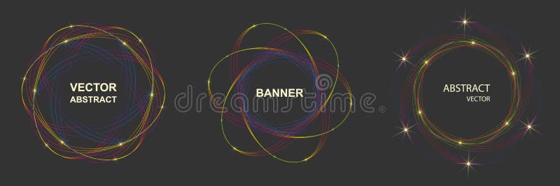 Design Elements. Ring Circle Elegant Frame Border Stock Illustration ...