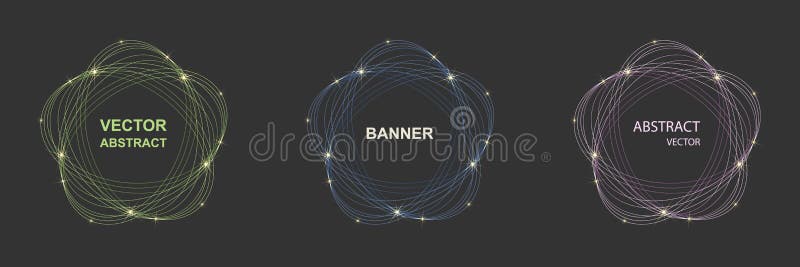 Design Elements. Ring Circle Elegant Frame Border Stock Illustration ...