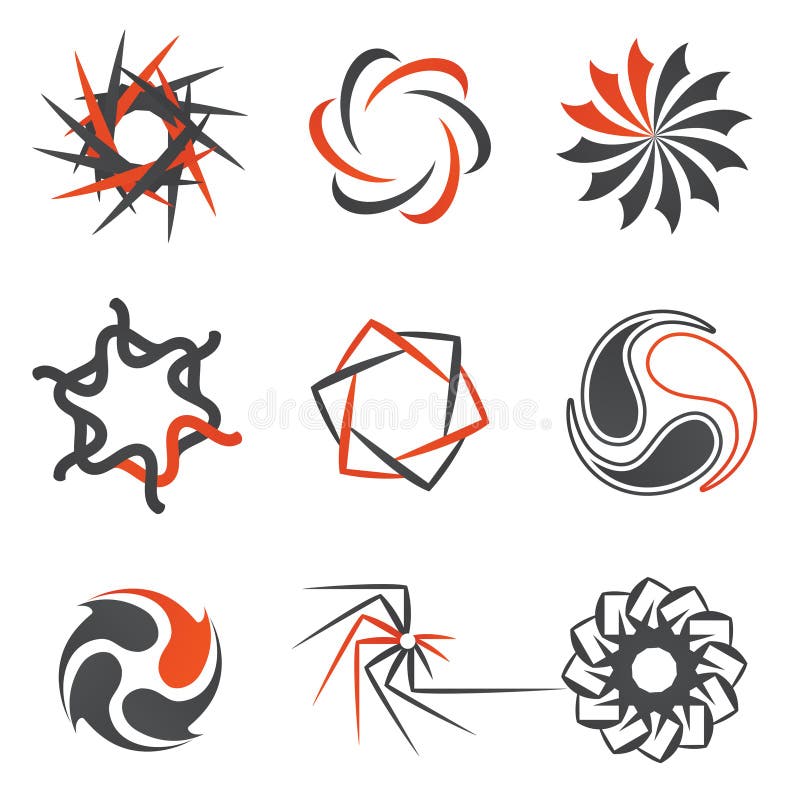 Logo elements stock vector. Illustration of array, modern - 149507