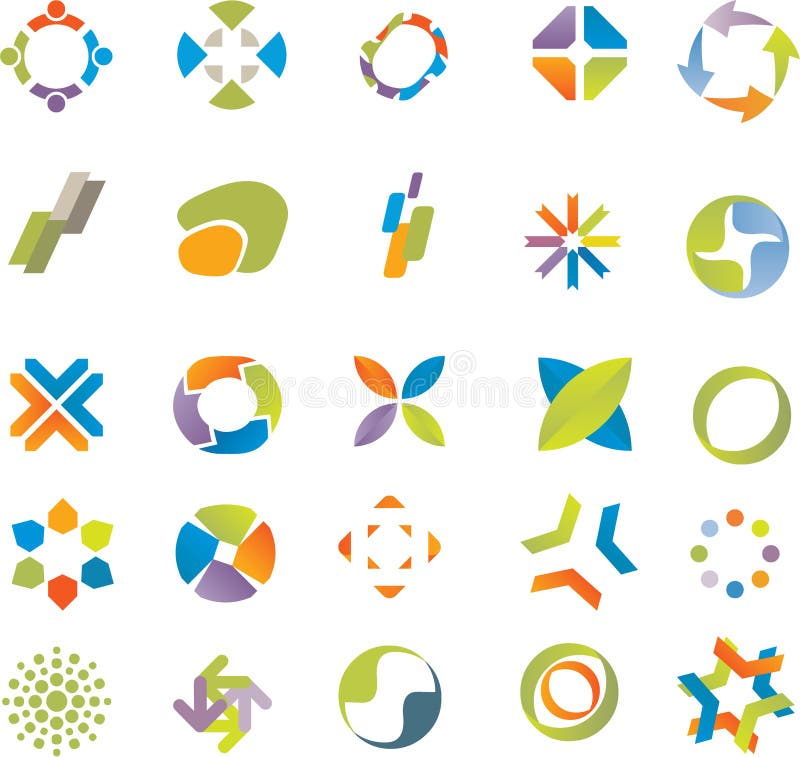 Vector Logo & Design Elements Pack Stock Vector - Illustration of ...