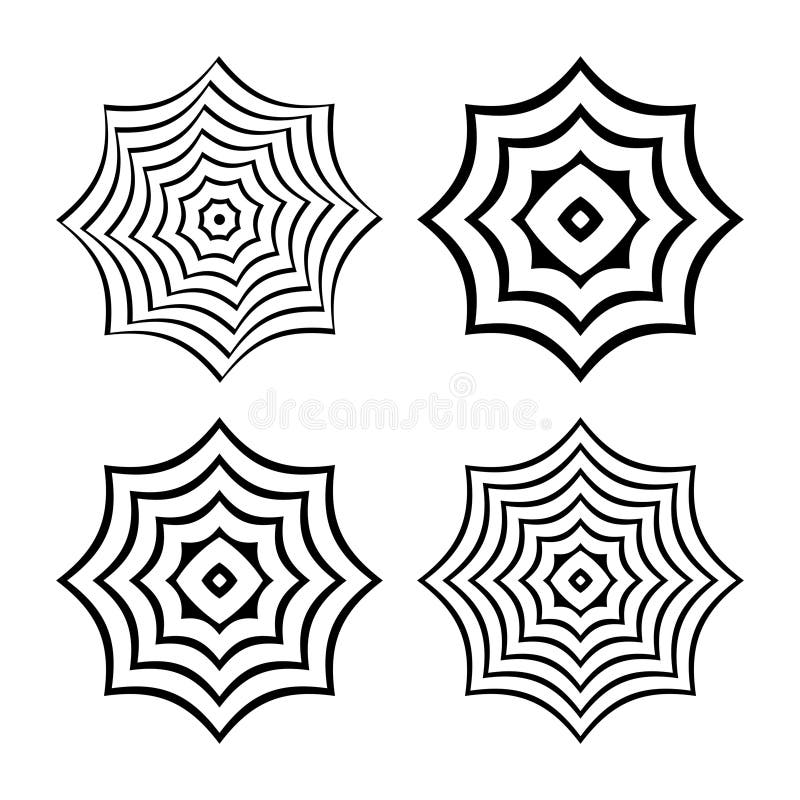 Design Elements Set. Abstract Black and White Icons Stock Vector ... Design Elements Set. Abstract Black and White Icons Stock Vector ...