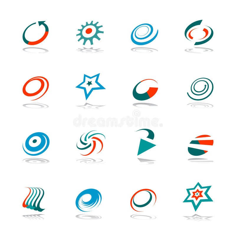 Design Elements Set. Abstract Geometric Icons Stock Vector ...