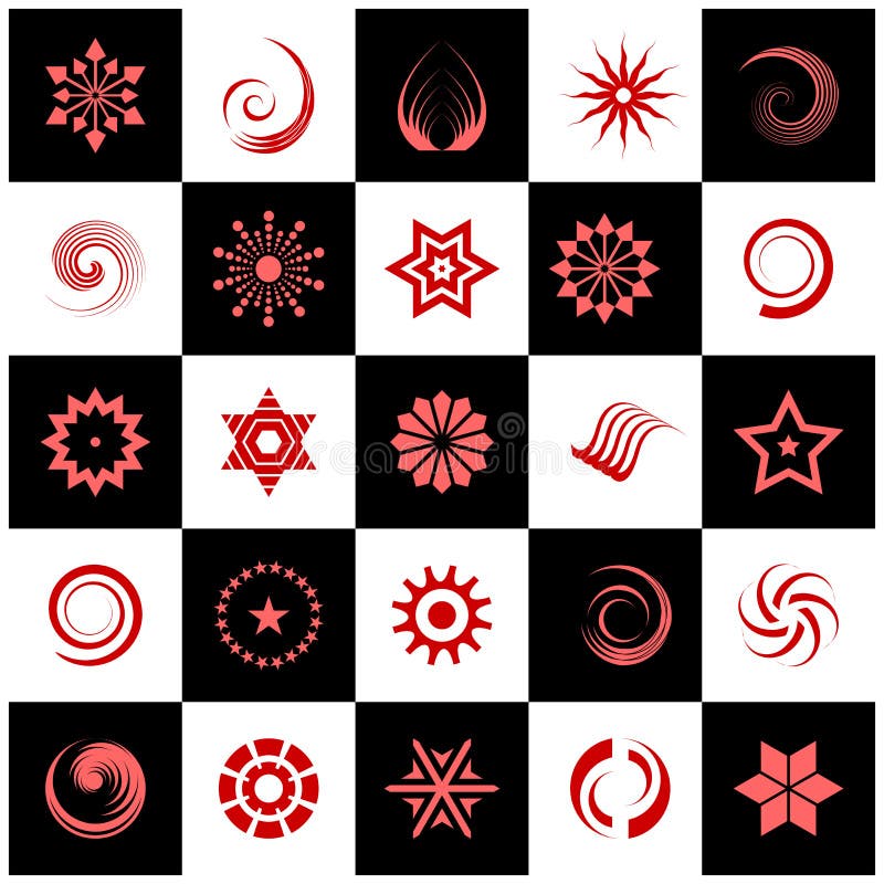 Abstract rotary movement. stock vector. Illustration of black - 18556802