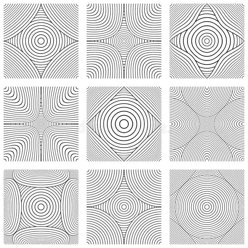 Design Elements Set. Abstract Lines Patterns Stock Vector ...