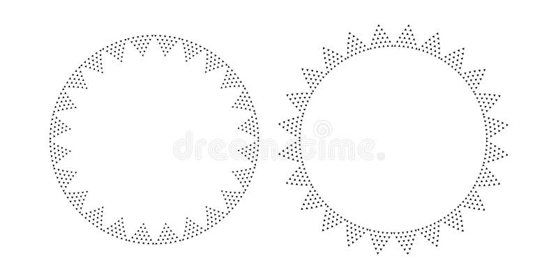 Circle Triangle Dots Patterns Stock Illustrations – 1,680 Circle ...
