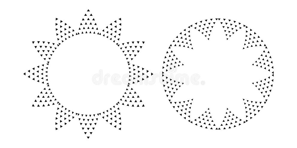 Circle Triangle Dots Patterns Stock Illustrations – 1,680 Circle Triangle Dots Patterns Stock ...