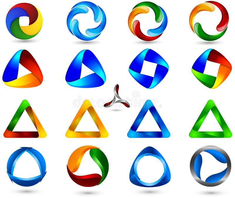 Design elements set stock vector. Illustration of abstract - 65184438