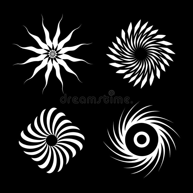 Design elements set. stock vector. Illustration of black - 75771925
