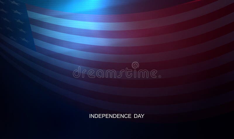 Design with Elements of the USA Flag, the National Symbol of America ...