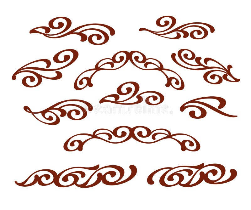 Design Elements. Vector Illustration.Brown . Stock Vector ...