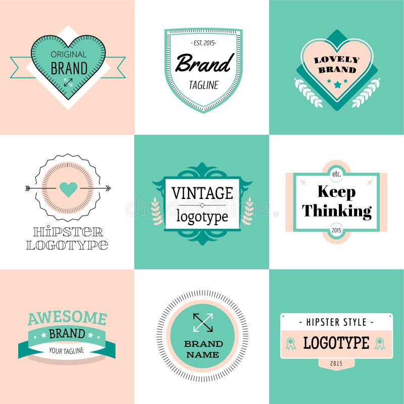 Design Elements. Vintage Retro Style. Arrows Stock Vector ...
